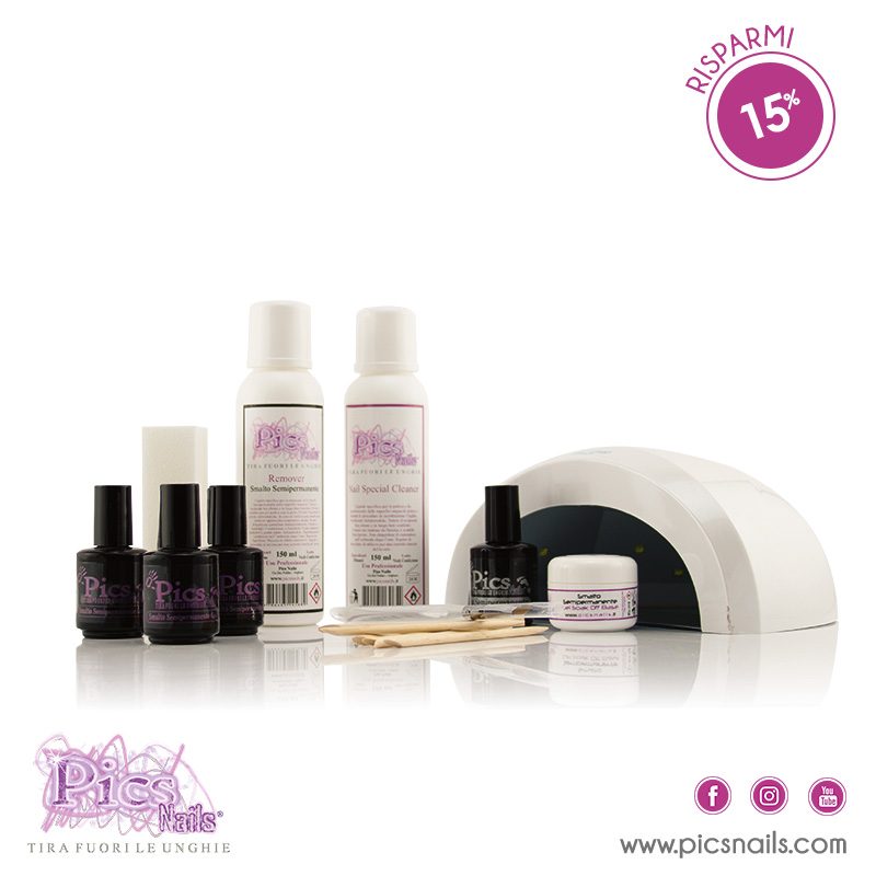 Gel Nail Polish Starter Kit with Uv Light | Pics Nails